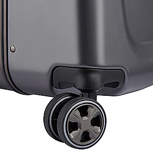 PEUGEOT Voyages Hardside Luggage with Spinner Wheels, Anthracite, 26 Inch Trunk