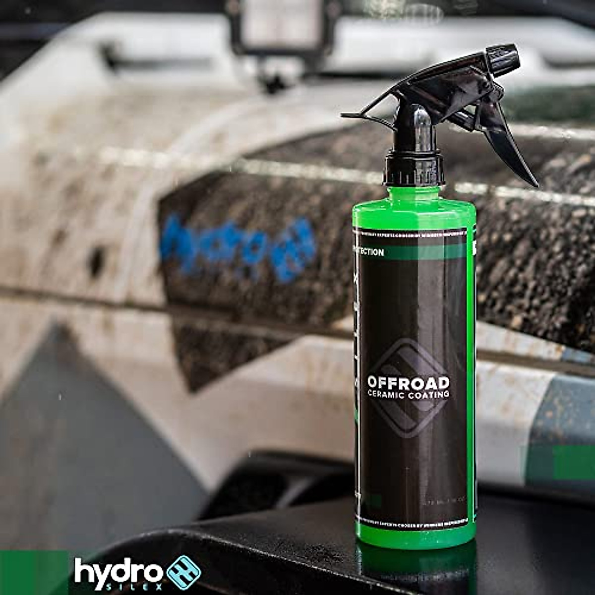 HydroSilex Offroad Car Ceramic Coating - Protective Ceramic Detail Spray for Off Roading SUV, ATV, UTV, Dirt Bike, 4 Wheeler - Hydrophobic Car Care Products That Provide 6 Months of Protection 16 oz