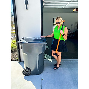 Trash Tamp Newly Designed Version Commercial Manual Garbage Trash Can Compactor Waste Recycling Hand Tool for Kitchen Restaurant Dumpster Recycle Bin Receptacle