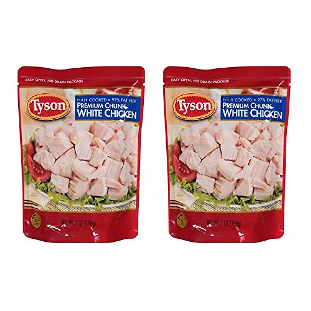 Tyson Premium Chunk White Chicken Breast, 7 oz (Pack of 2)