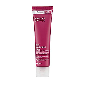 Paula's Choice SKIN RECOVERY Daily Moisturizing Lotion SPF 30 Mineral Sunscreen, 2 Ounce Bottle Moisturizing Sunscreen for Dry and Sensitive Facial Skin
