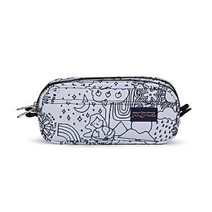 JanSport Large Accessory Pouch - Secure Storage Space for Pens to Power Cords, 1.3L, DIY Color Me