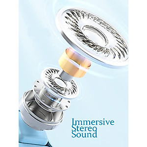 Loluka Invisible Earbuds for Sleep Mini Bluetooth Earbuds True Wireless Earbuds Stereo HiFi Music IPX4 Waterproof Invisible Headphones with Charging Case