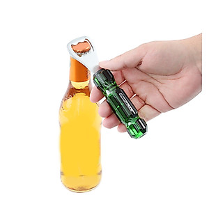 OEMTOOLS 26033 Screwdriver-Style Bottle Opener, Acetate Handle, Bar Bottle Opener, Beer Bottle Opener Tool for Workspaces and Tool Boxes, Bartender Gadgets