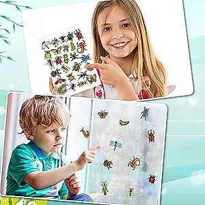 Jetec 1040 Pcs Bug Stickers for Kids Insect Stickers Butterfly Scrapbook Stickers for Boys Girls Water Bottle Laptop Book