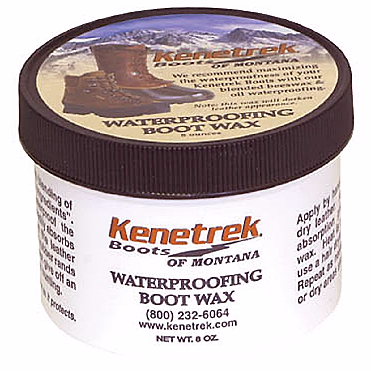 Kenetrek Waterproofing Boot Wax and Leather Treatment Dressing, 256, 8 oz