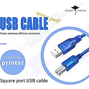 Epson Workforce Pro All-in-One WF-4833 Color Inkjet Printer, 4.3" Color Touchscreen Display, Wireless Connectivity, Automatic Duplex Printing, 4800x2400 dpi, Mobile Cloud Printing, Black, HDMI Cable