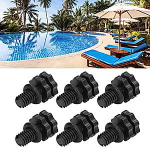 Household garden products 6Pcs Vent Valve Air Safety Exhaust Pool Filter Accessory Set Kit for DE Pool Cleaning Tools