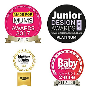 Bambino Mio Miosolo All-in-One Cloth Diaper, Tropical Toucan, (Pack of 4d-1)