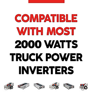 Tundra Installation Kit for Truck Power Inverter - CM2012-12 Feet - Matching Power Inverter Model: M2000 - M3024 - S1800 - S3024