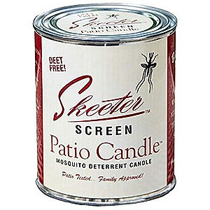 Skeeter Screen 90400 80-Hour Burn Time Patio Candle, 1, Standard
