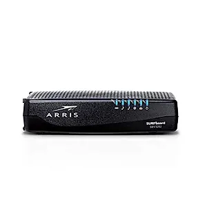 ARRIS Surfboard SBV3202 DOCSIS 3.0 Cable Modem, Certified for Xfinity Internet & Voice (Black) (Renewed)