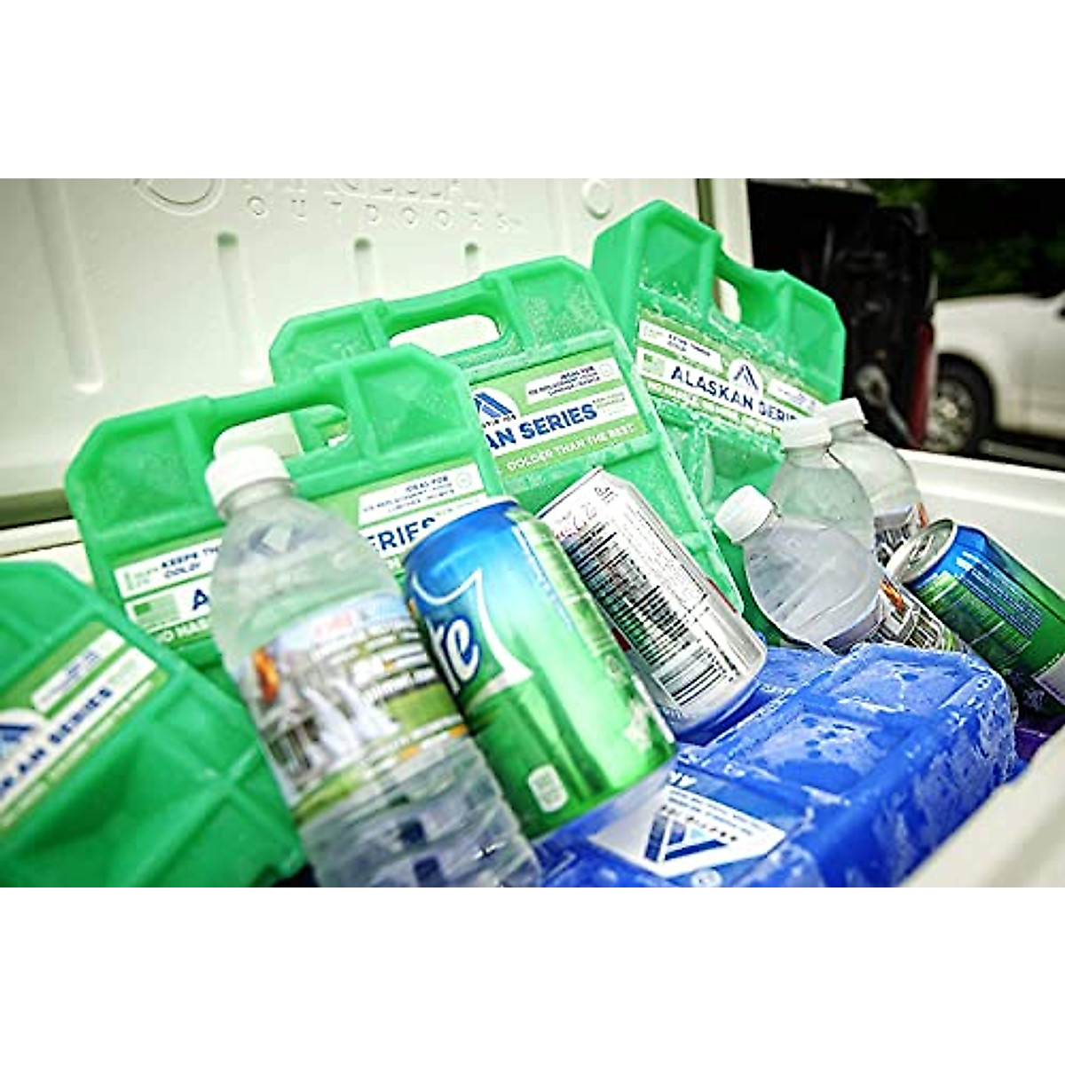 Arctic Ice Alaskan Series, Long Lasting Reusable Ice Pack, Small, 0.75 lb, Green