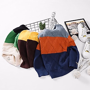 Unisex Baby Sweatshirt Waffle Knit Baby Clothes Sweatshirt Shirt Tops Knitted Fall Winter Clothes Reindeer Shirt