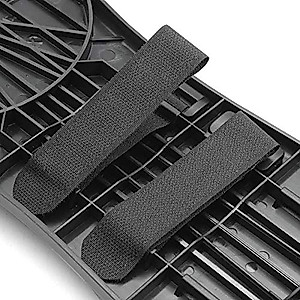 SKYZONAL Home Office Computer Arm Rest Chair Armrest Mouse Pad Mat Wrist Support Black (Please Measure Chair arm Rest Size and Confirm Our Straps Size Before Ordering)