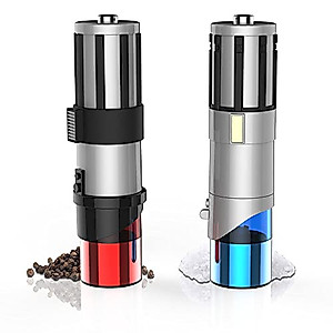Star Wars Lightsaber Electric Salt and Pepper Mill Grinder (Pack of 2)