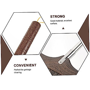 Electric Broom Dusting Brush Push Broom Outdoor Floor Scraper Long Handle Heavy Duty Stable Broom Garden Broom Kitchen Hair Cleaning Broom Cleaning Brush Long Handle Broom Wooden HOMOCONO