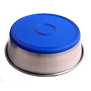 Max and Neo Heavyweight Non-Skid Rubber Bottom Stainless Steel Dog Bowl - We Donate a Bowl to a Dog Rescue for Every Bowl Sold (Medium - 50oz - 8" Diameter)