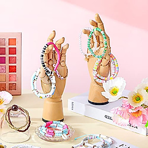 Jadive 36 Pcs Heishi Clay Bead Bracelet Stackable Stretch Women Jewelry Bracelets Y2k Bracelets Colorful Beaded Bracelets for Women Boho Aesthetic Surfer Beach Preppy Bracelet