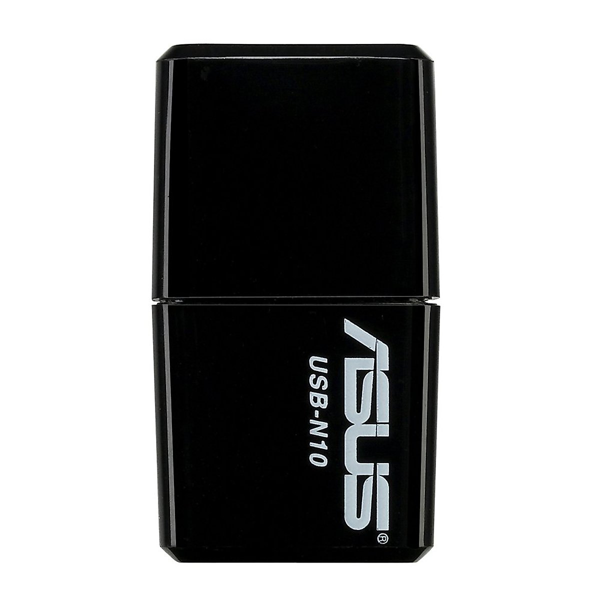 ASUS (USB-N10) wireless-N USB Adapter (150Mbps Transmit / 150Mbps Receive) with fast USB2.0 Interface, software WPS Button Support, Black