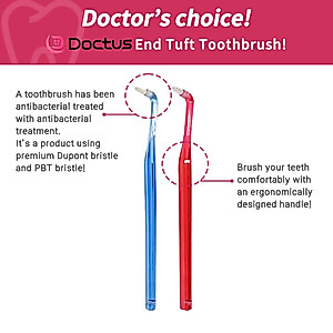 일반 DOCTUS End Tuft Toothbrush Triangle Type