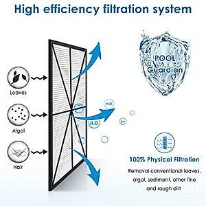 MESTICA 9991432-R4 Robotic Pool Filter- Ultra Fine Cartridge Filter for Dolphin Nautilus CC Plus, M400, M500, M200 Robotic Pool Cleaners, Hepa Filter 9991432-R4, 4 Pack