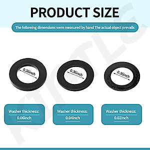 KINTLE 3 Different Height Adjustments for the KitchenAid Bowl-Lift Stand Mixer, Improve Bowl Does Not Come Close Enough to The Bottom, Allow the Food to Mix Well, Enhance Mixing Experience, BLACK