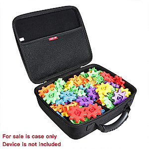 Hermitshell Travel Case for Learning Resources 100 Piece Deluxe Building Set (Black)
