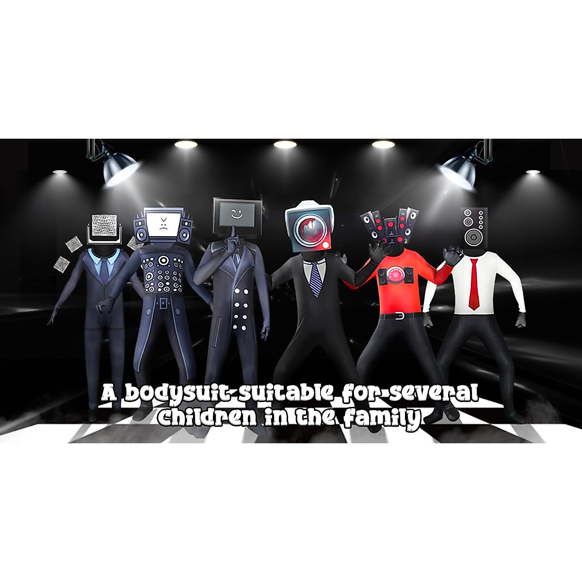 Prinlky Boys Game Costume Jumpsuits Game Bodysuit with Mask Halloween Cosplay Party for 5-12Y Kids