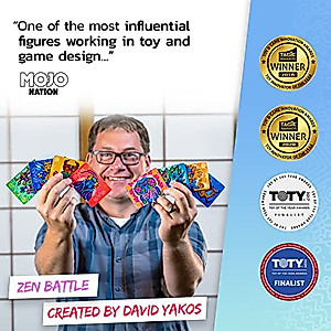 ZEN BATTLE Card Game Survival of the Chillest | Family Games for kids 8-12, Tweens + Adults –Best Games for Family Game Night, Travel Friendly, Fun, Strategic Kids Card Games for Families, 2-4 Players