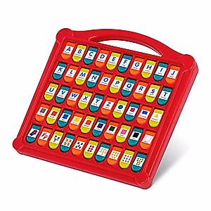 Battat – French Alphabet Toy For Learning – 50 Pop-Up Flaps – Letters, Words, Numbers, Colors, Shapes – Educational Toy For Toddlers, Kids – 3 Years + – Alphabet Cache-Cache