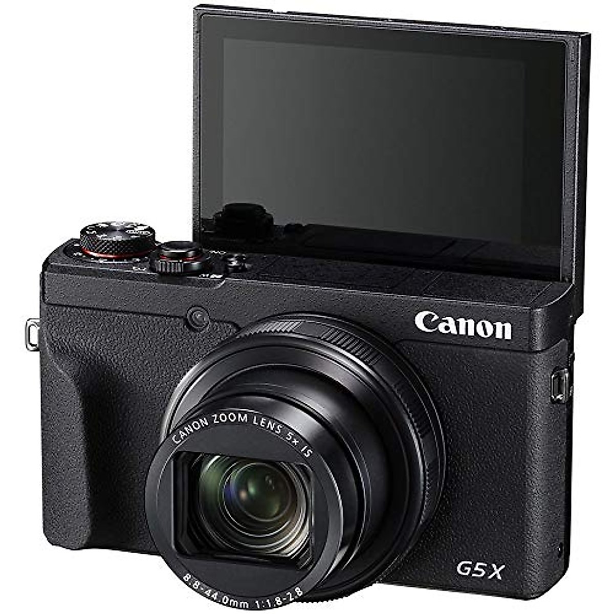 Canon PowerShot G5 X Mark II Digital Camera (3070C001) + 64GB Memory Card + Card Reader + Deluxe Soft Bag + Flex Tripod + Hand Strap + Memory Wallet + Cleaning Kit (Renewed)