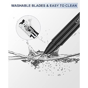 GAERUO Electric Eyebrow Trimmer, Painless Portable Eyebrow Shaper Trimmer Kit for Women Men, Eyebrow Hair Trimmer with Battery for Face Lips Armpit Leg Body