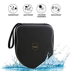 YAEL Kalimba 17 Keys Transparent Acrylic Panda Thumb Piano Note Carved Starter Finger Piano with Kalimba Case Tune Hammer Study Booklet Stickers