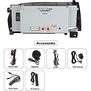 MekedeTech Android 11 Car Touch Screen Upgrade Octa 4G RAM 64G ROM 10.25 inch Car Radio Multimedia Player GPS Navigation for Mercedes Benz S W221 W216 CL 2010-2013 S-Class Head Unit (NTG 3.5)