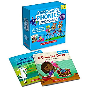 Laugh-A-Lot Phonics: Long Vowels (Parent Pack): 12 Engaging Books That Teach Key Decoding Skills to Help New Readers Soar
