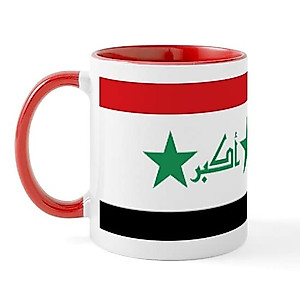 CafePress Flag Of Iraq Mug Ceramic Coffee Mug, Tea Cup 11 oz