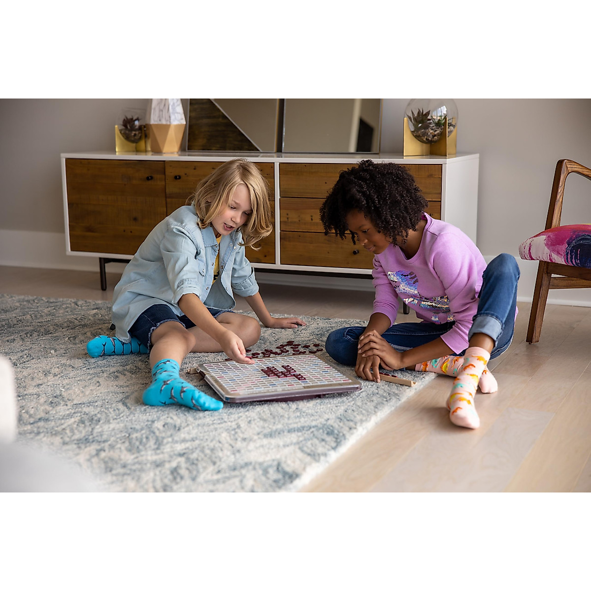 Hot Sox Unisex Child Fun Conversation Starter Crew - 1 Pair Pack Cool Boys & Girls Gifts Casual Sock, Baseball (Gray Heather), Small-Medium US