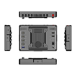LILLIPUT 7" Q7-12G 7inch 2000nits 12G-SDI Ultra Brightness On-Camera Monitor-12G-SDI x 2 HDMI 2.0 x 1 Tally Output 12G-SDI x 2 HDMI 2.0 x 1 HDR 3D-LUT Waveform Level Meter Vector Scope