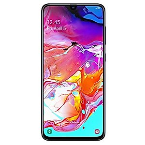 Samsung Galaxy A70 (128GB, 6GB RAM) 6.7" Screen US + Global 4G LTE GSM Unlocked Smartphone - International Model (Black)
