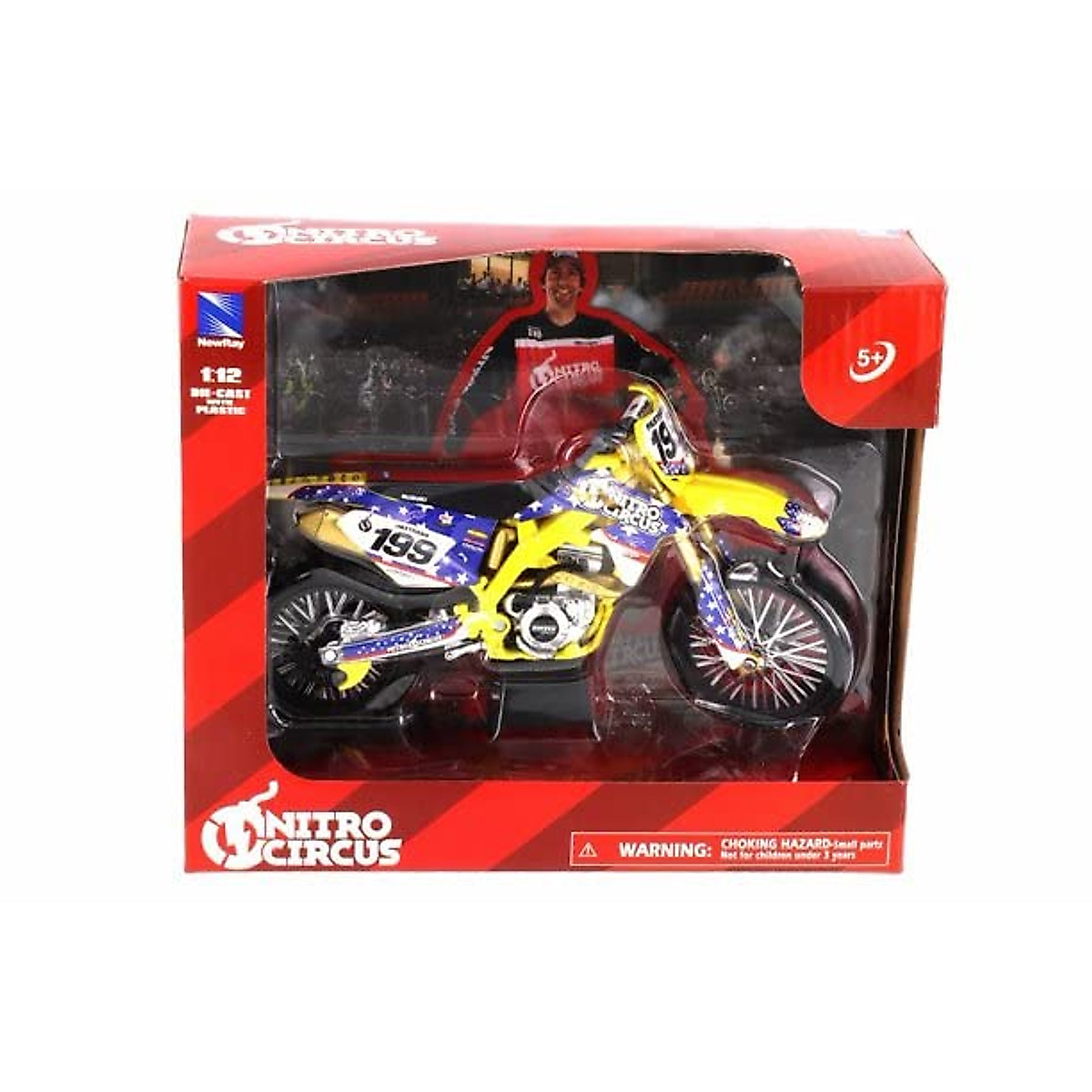 Travis Pastrana Nitro Circus RMA450 1:12 Scale Replica