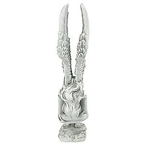 Design Toscano NG33765 Remembrance and Redemption Angel Religious Garden Statue, Medium 15 Inch, Ivory