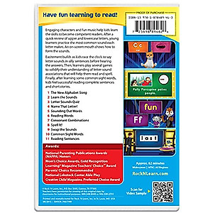 Early Literacy DVD Collection - Letter Sounds Phonics for Beginners, Getting Ready for Kindergarten, Nursery Rhymes