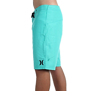 Hurley® One & Only Boardshorts for Men 22" – Quick Drying – EZ Fly Closure – Hook and Loop Flap - Polyester Hyper Jade 34 One Size