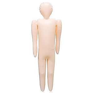 Full Size Inflatable Body Mannequin, Dead Body Halloween Prop Halloween Yard Decorations, Inflatable Dummy Dead Body Prop to Dress Up & Costume Display for Halloween Inflatables Outdoor Decorations