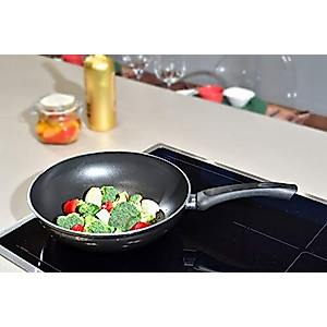 Ravelli Italia Linea 85 Non Stick Induction Wok Stir Fry Pan, 11 Inch