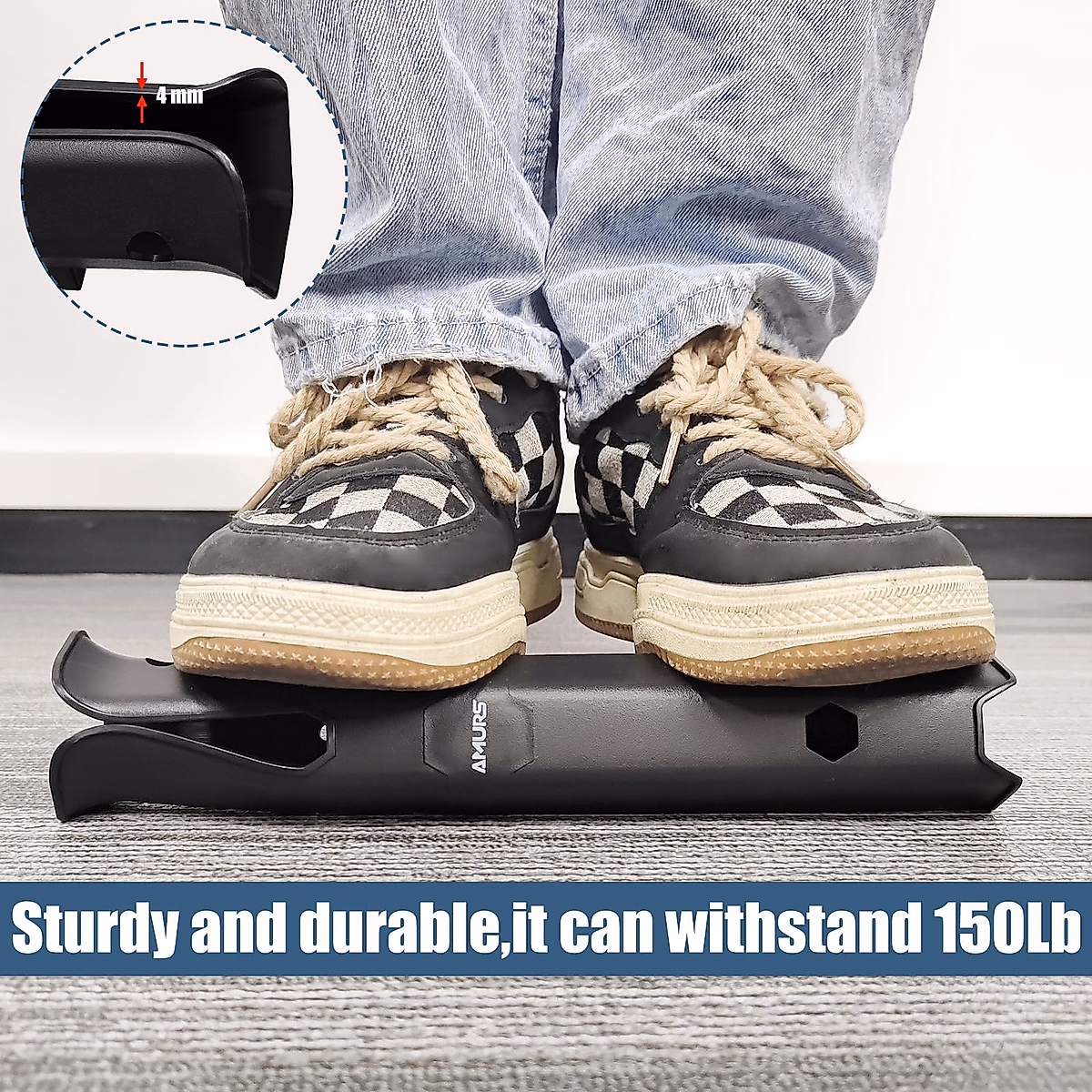 AMURS 6Pcs Fishing Rod Holders,Wall Mounted Rod Holder Boat Rod Holders with 6inch Ball Bungee Cords and Screws