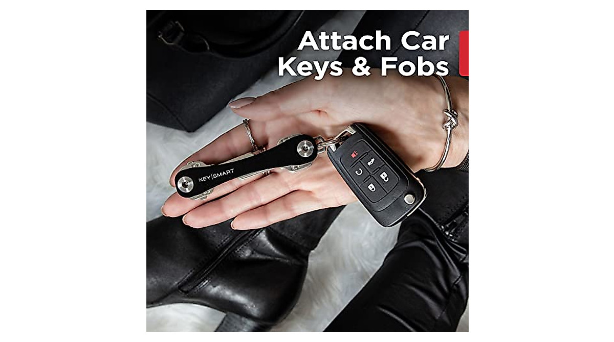 KeySmart Compact Key Holder - Organize Up to 14 Keys Compactly
