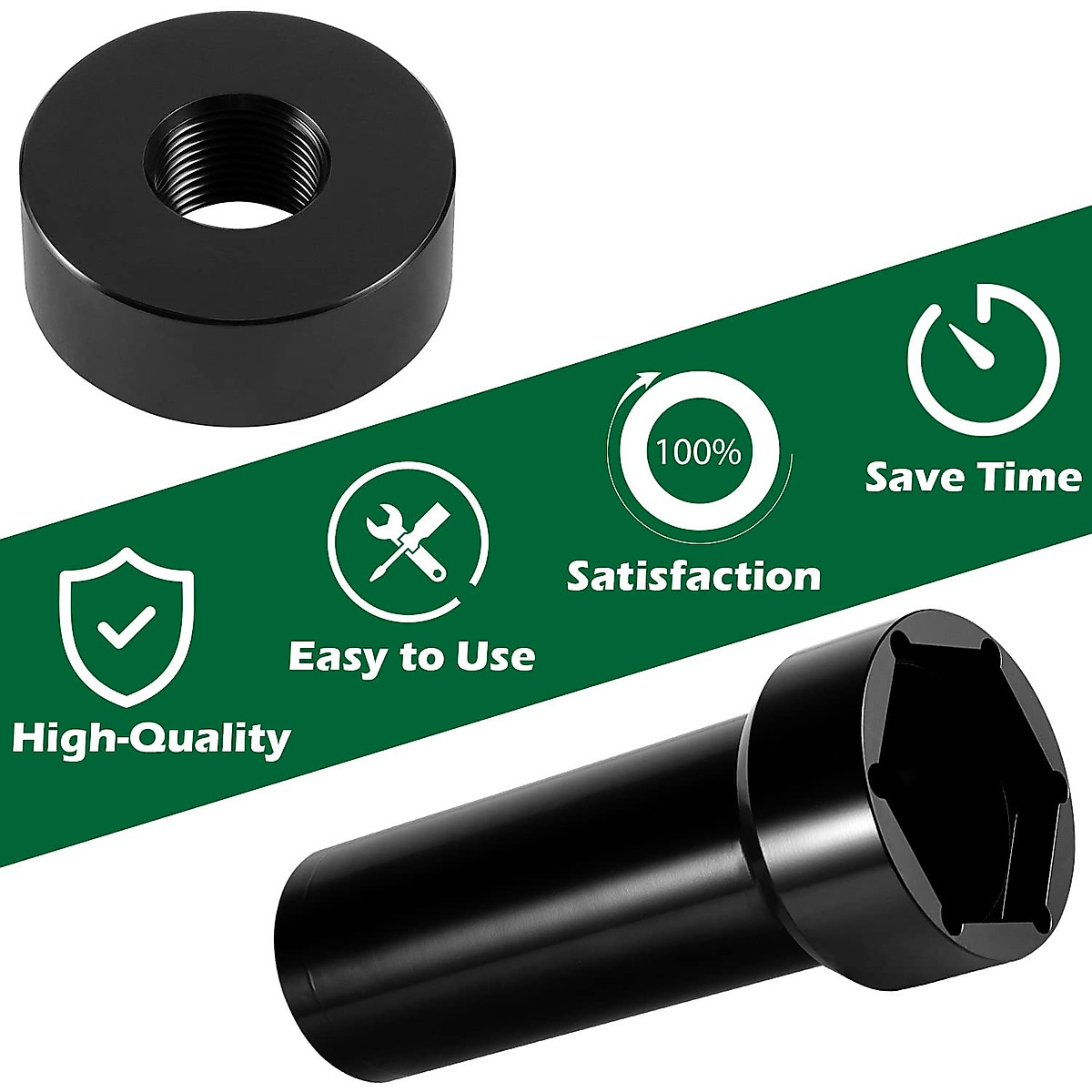 2-1/4" Mainshaft Pulley Wrench Lock Nut Sprocket Socket Tool Fit for Harley Twin Cams, Dyna, Electra Glide, Heritage Softail