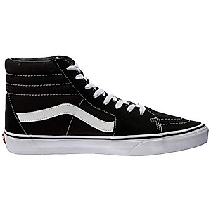 Vans Sk8-Hi Black White Skate VN-0D5IB8C Mens, 9 Women/7.5 Men